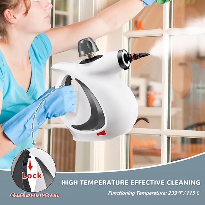 Pressurized Handheld Steam Cleaner & Rechargeable Spin Scrubber – Loops ...